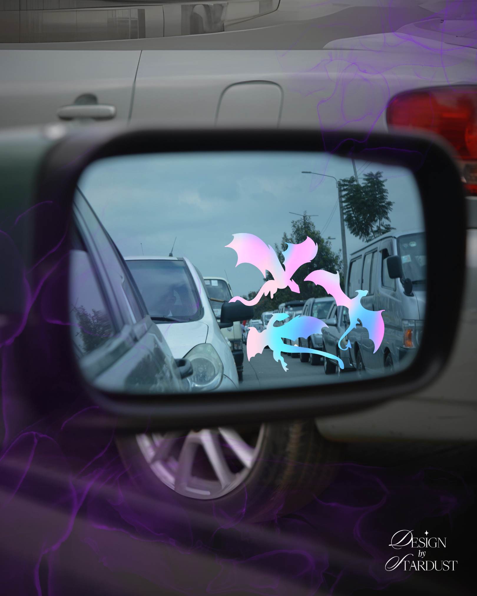 Holographic Dragons Decal – DesignByStardust